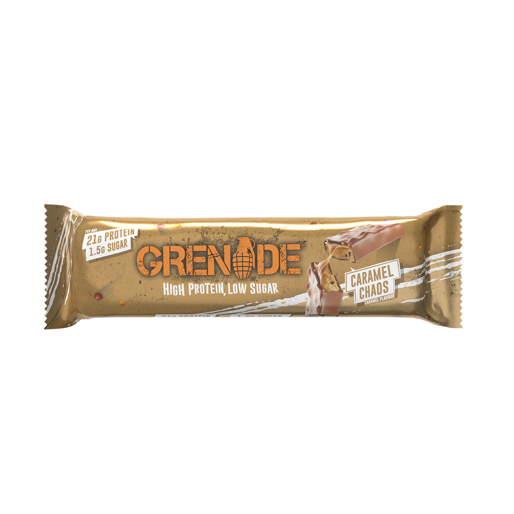 Grenade Protein Bar 60G (12 Bar) - Caramel Chaos - Proteinak