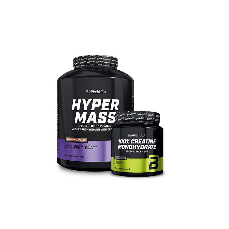 BioTech Hyper Mass + Creatine – Mass Gainer Supplement | Proteinak